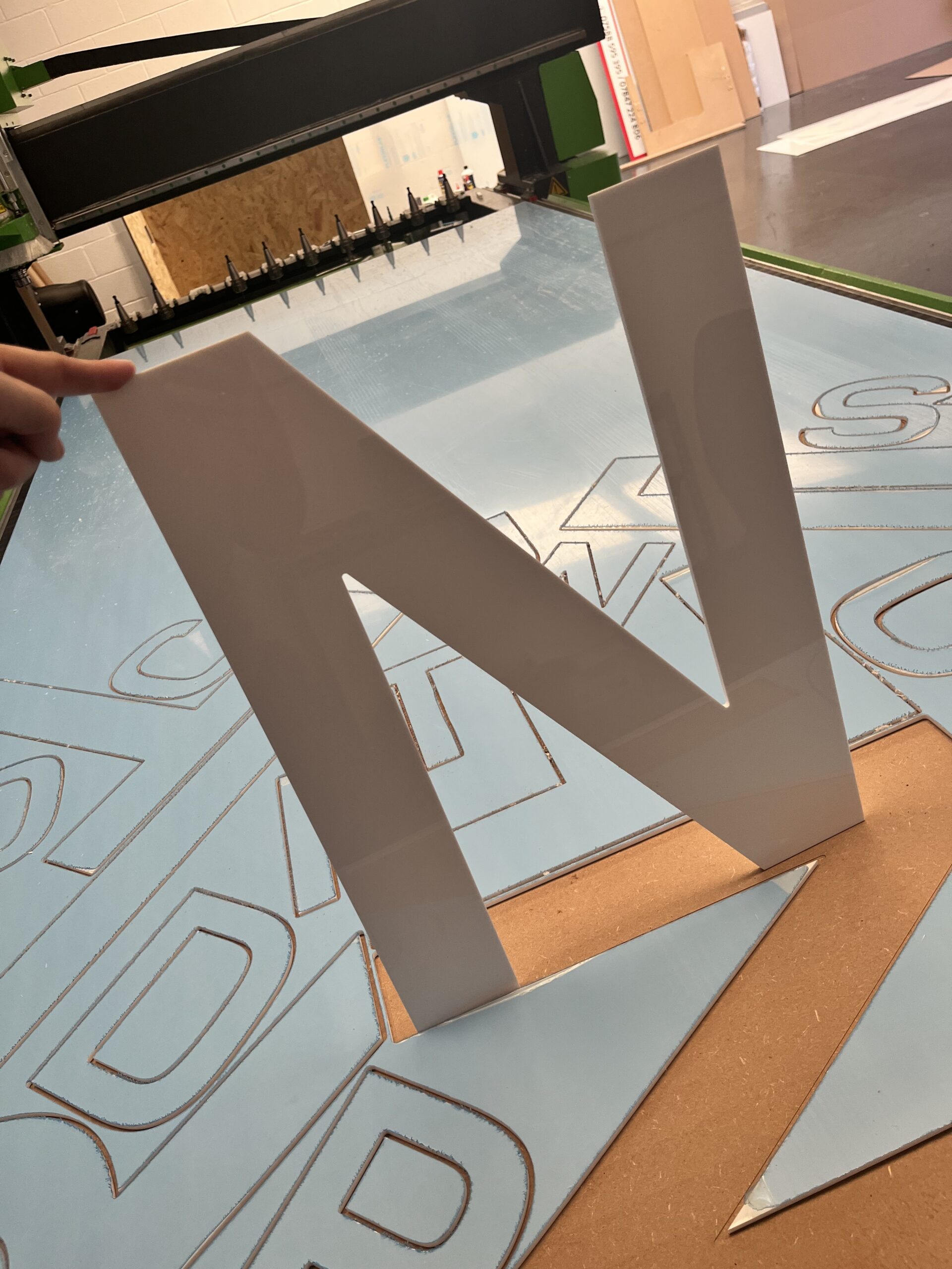 Flat Cut Letters In Acrylic, ACM, Foam, & Wood | 3D Signage